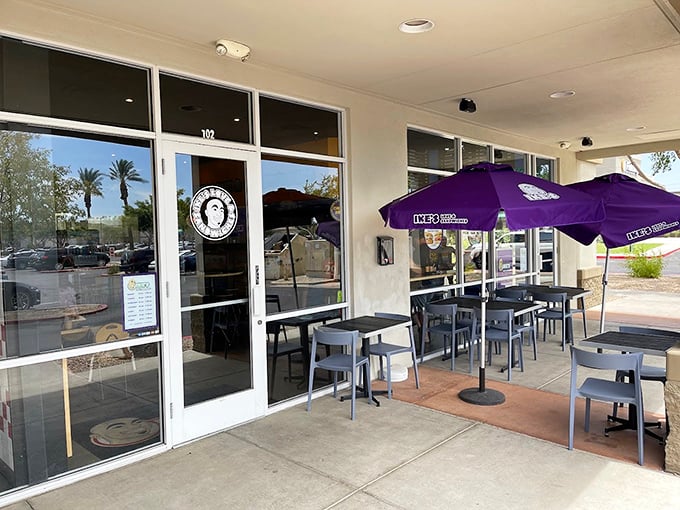 Ike's Love & Sandwiches: Those purple umbrellas aren't just for shade&mdash;they're marking the spot where sandwich dreams come true.