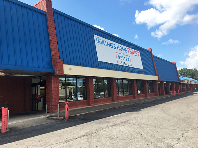 "Better Store" indeed! King's Home Thrift's expansive storefront promises a more organized approach to the typically chaotic thrift experience.