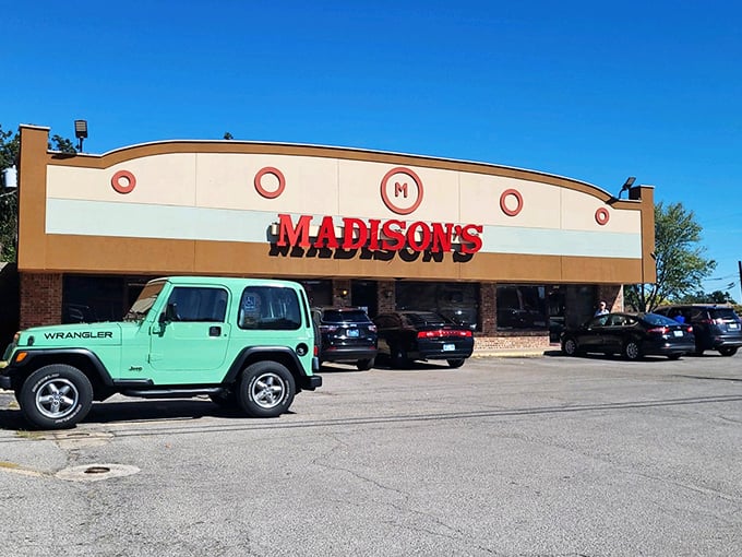 The curved architecture of Madison's isn't just unique &ndash; it ensures the smell of biscuits and gravy reaches you from all directions.