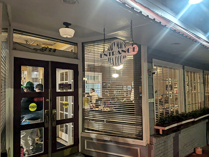 The entrance beckons with promises of sweet tea, crispy chicken, and that "come on in and sit a spell" Southern hospitality.