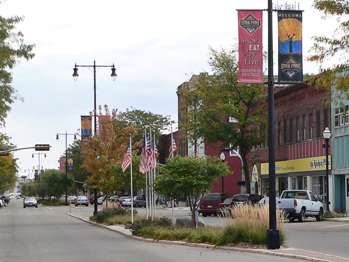 Spring greenery frames Norfolk's tidy downtown, creating a picture-perfect scene that Norman Rockwell would have loved to paint.
