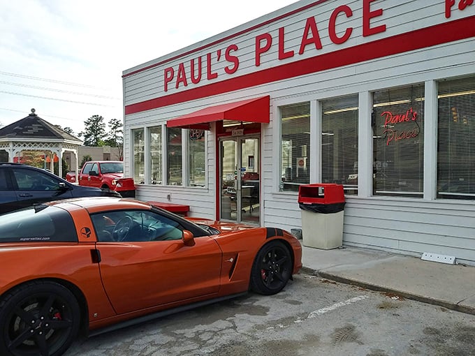 Paul's Place's unassuming exterior hides culinary treasures that locals have been enjoying for generations.