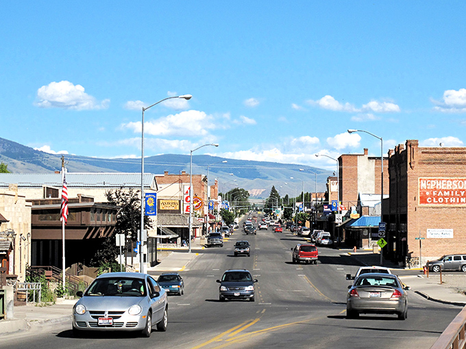 Salmon's Main Street looks like the movie set where the outsider learns valuable life lessons from quirky but wise locals.