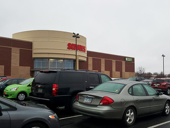 Rain or shine, Savers' Woodbury location stands ready for treasure hunters. The parking lot's full for good reason!