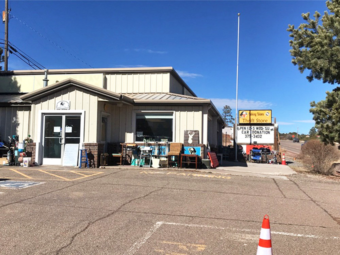 This humble exterior hides a world of mountain treasures &ndash; Talking Talons is the definition of "don't judge a book by its cover."