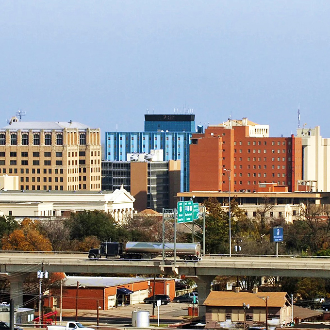 The surprisingly diverse skyline of Wichita Falls reminds us that judging small cities by their population is like judging books by their covers.