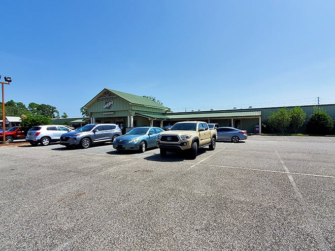 That simple parking lot hides a universal truth &ndash; when both tourists and locals fill a restaurant, you've found seafood gold.
