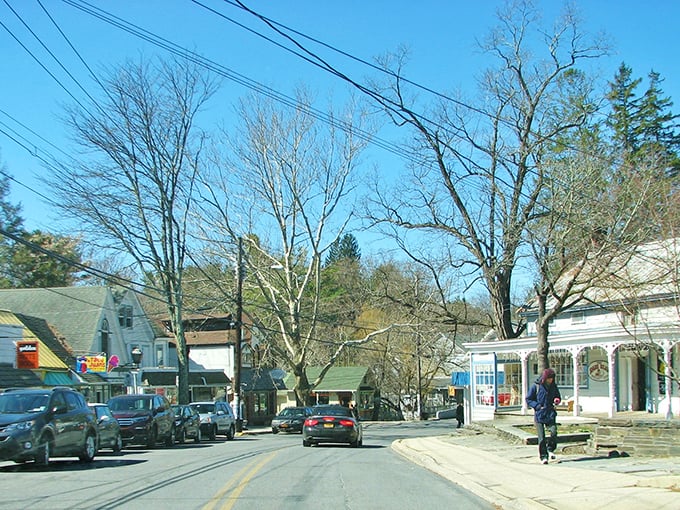 The kind of small-town main street that makes you wonder if your big-city apartment is really worth the hassle.