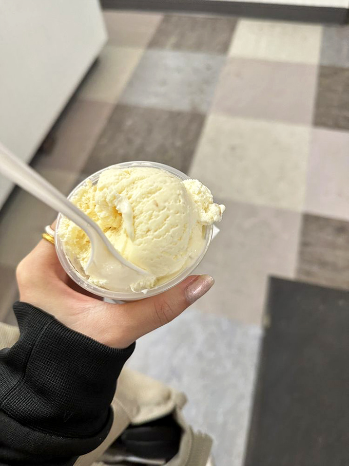 Some people bring fruit to work for a healthy snack. I bring banana in the form of this walnut-studded frozen masterpiece.