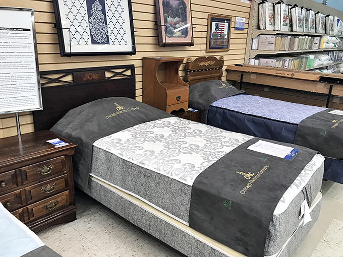 Bedroom displays showcase complete sets with price tags that won't keep you up at night&mdash;sweet dreams indeed for budget-conscious shoppers.