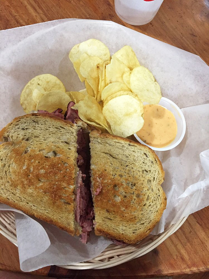 Not all heroes wear capes&mdash;some come on toasted bread with perfectly melted cheese and a side of house-made chips.