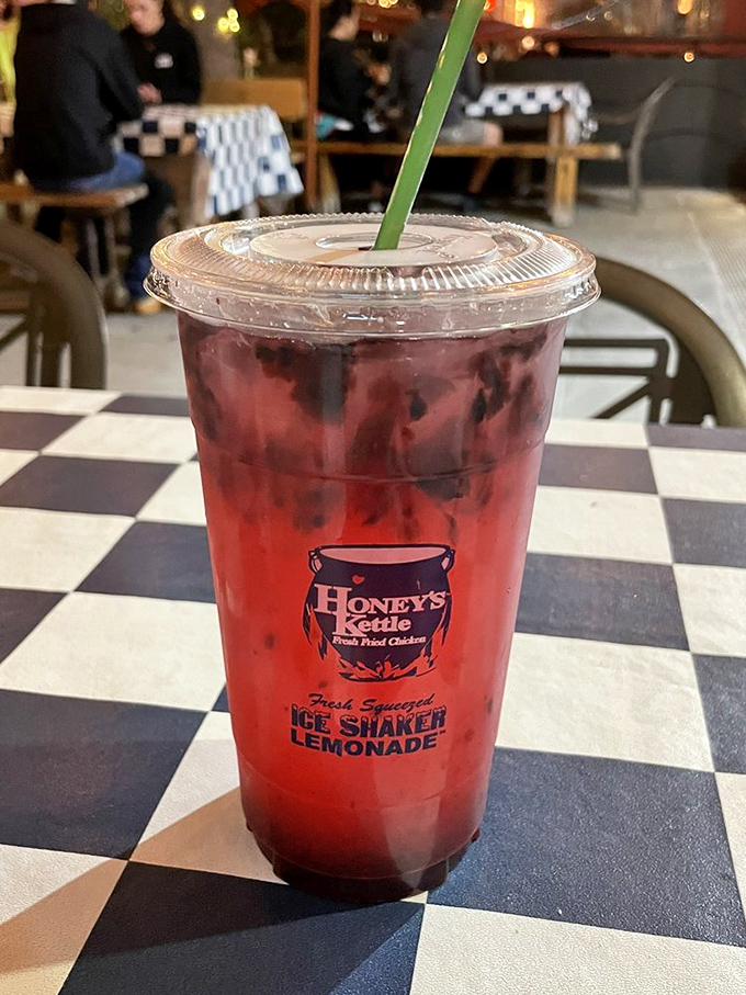 This berry-infused lemonade isn't just a drink, it's strategic planning &ndash; something tart and sweet to balance the savory.