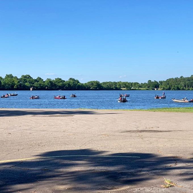 A flotilla of fishing boats proves sometimes Beaverfork isn't so secret. Even paradise occasionally hosts a crowd.