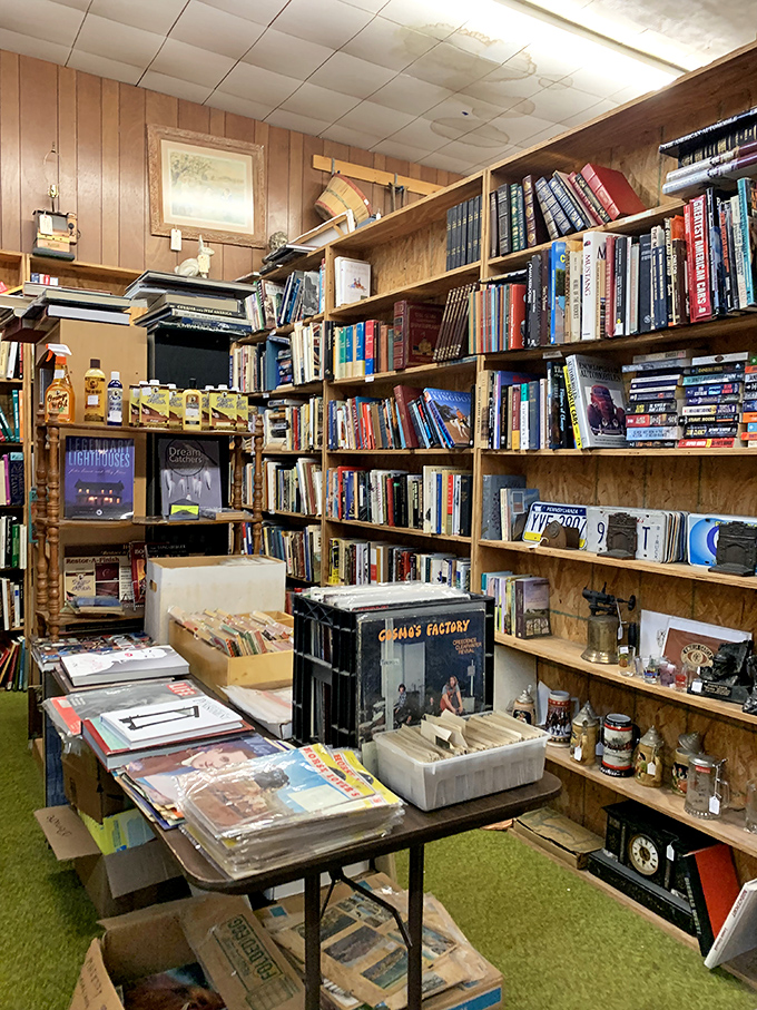 Books upon books &ndash; each spine a doorway to another era. The smell alone is worth the price of admission.