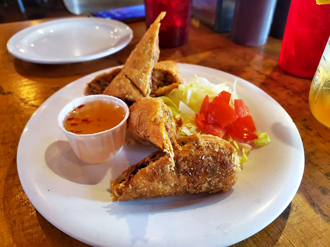 Barbecue egg rolls? Genius knows no bounds. East meets South in these crispy packages of smoky innovation.