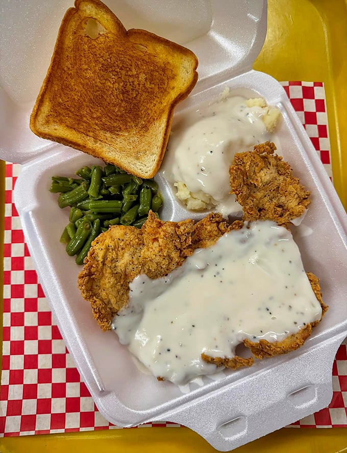 When gravy flows like a river over chicken fried steak, all seems right with the world.