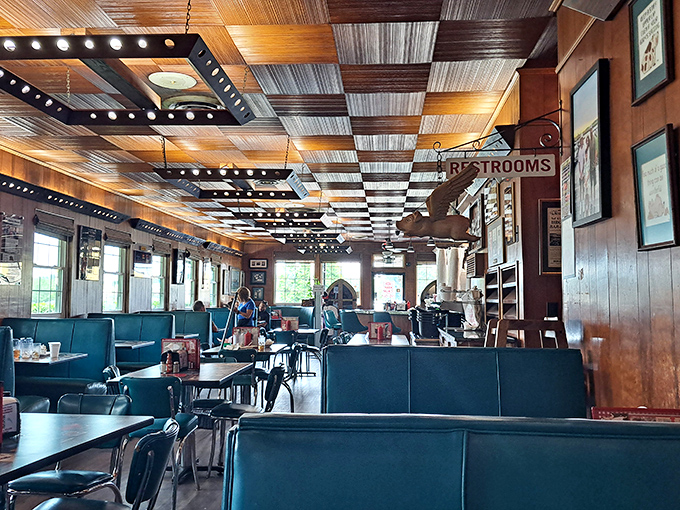 The dining room hasn't changed because it doesn't need to&mdash;some spaces just naturally perfect the art of comfort and nostalgia.