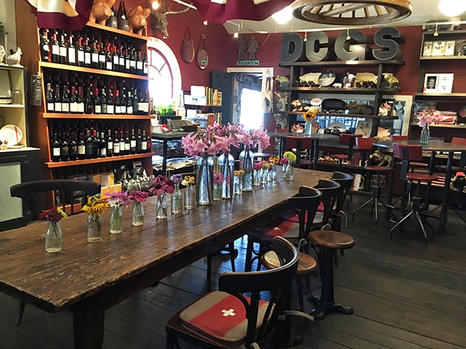 The rustic interior feels like dining in your coolest friend's cabin&mdash;if that friend had impeccable taste and an impressive wine collection.