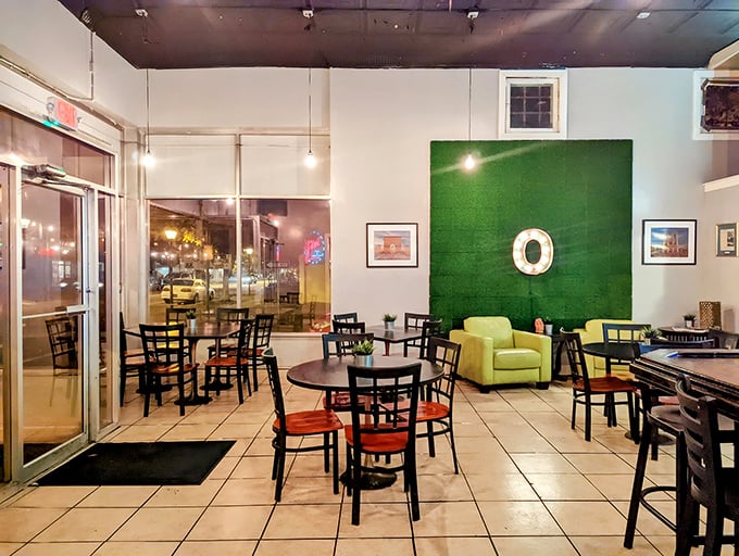 The dining room hits that elusive "Goldilocks zone" of restaurant ambiance &ndash; not too loud, not too quiet, with just enough style to feel special.