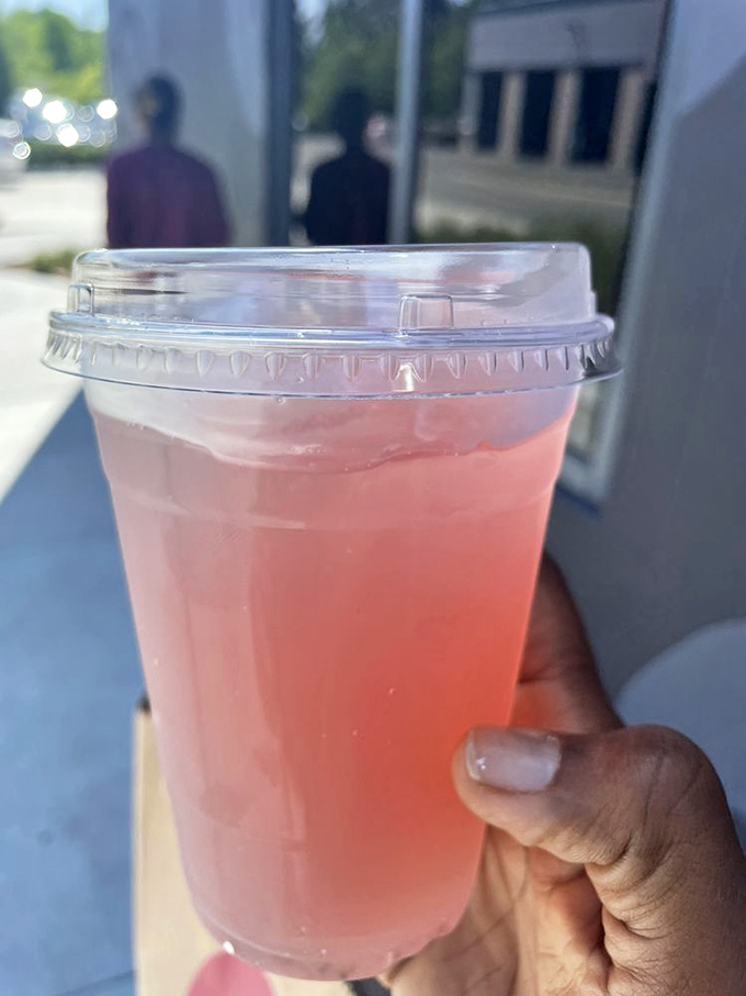 That refreshing dragonfruit limeade&mdash;the kind of pink drink that makes you feel like you're on vacation even during your lunch break.