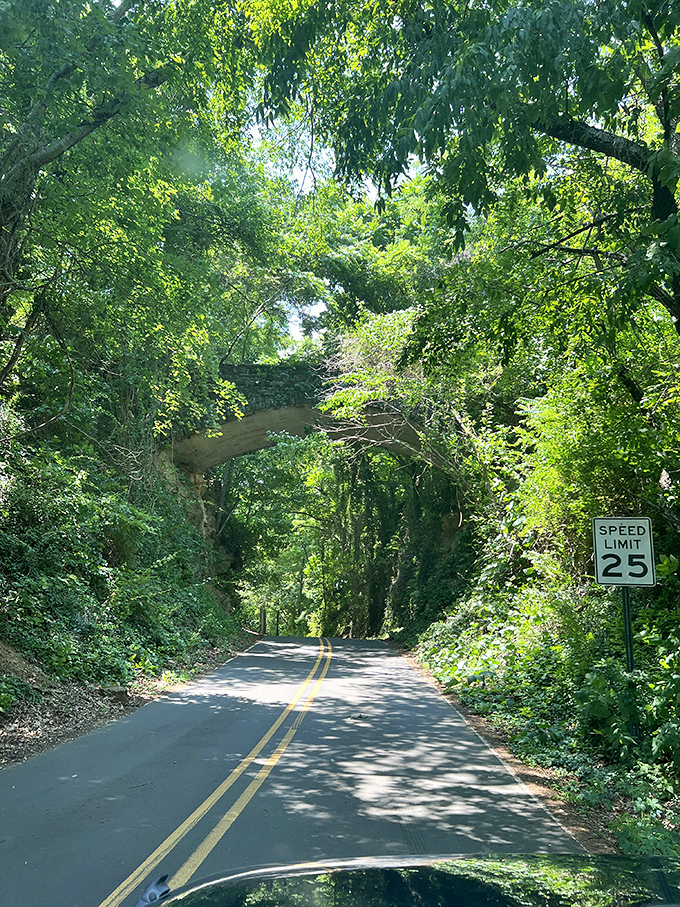 A solitary figure provides scale to this massive structure. Like comparing your problems to someone else's&mdash;suddenly they don't seem so big.
