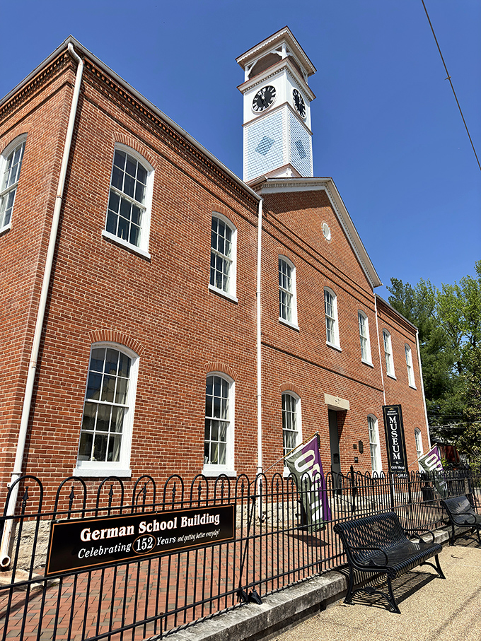 The Historic Hermann Museum's German School Building has been educating visitors about local history since long before "edutainment" was a word.