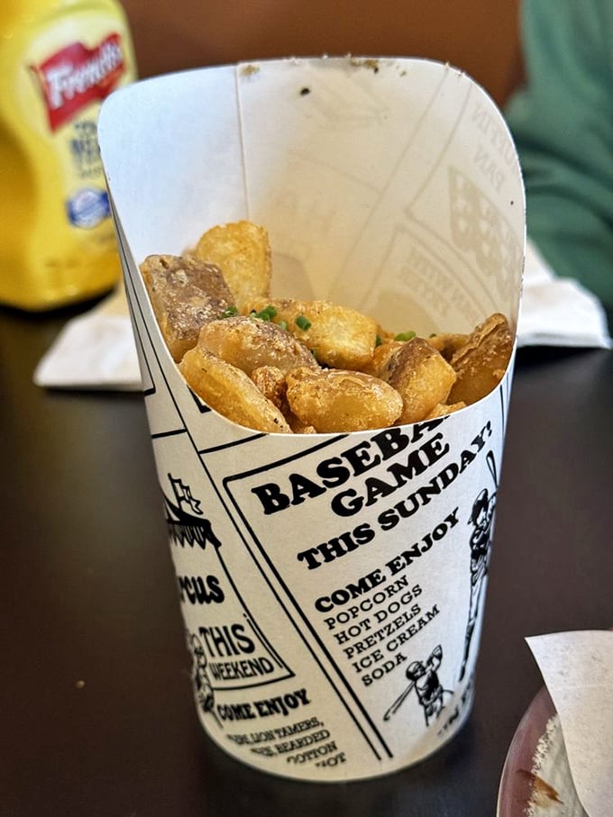 These aren't just potatoes; they're little golden nuggets of morning joy, dusted with parmesan and herbs. Breakfast's unsung hero finally gets its spotlight.