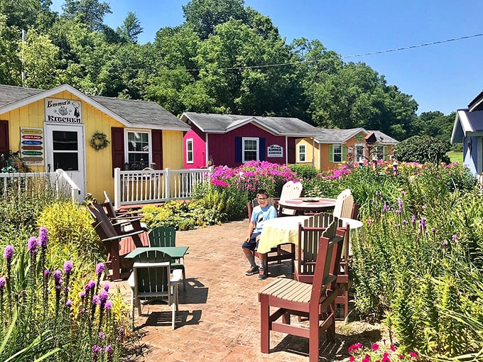 Jay's Diner announces itself with a classic Pabst Blue Ribbon sign – where breakfast conversations likely haven't changed topics in decades.