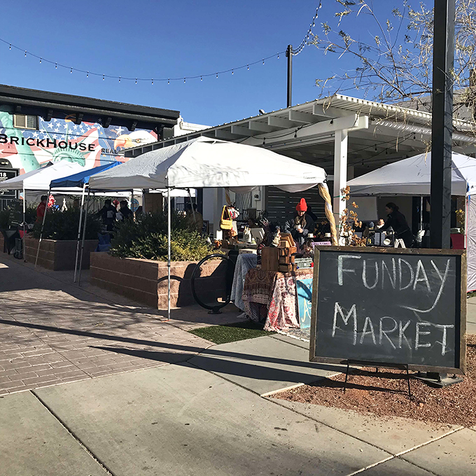 Springdale's "Funday Market" proves that even paradise needs fresh produce and handmade crafts. Shopping with a view that beats any mall skylight.