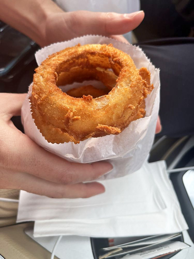 Aunt Ruth wasn't messing around with these onion rings. The perfect crunch-to-onion ratio is the culinary equivalent of finding the Holy Grail.