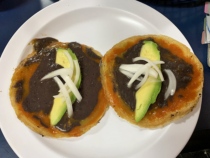 These picadas showcase the beautiful simplicity of Mexican cuisine &ndash; handmade masa cakes topped with beans, avocado, and onion. Sometimes less truly is more.