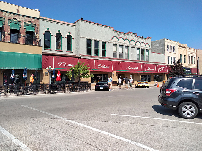 Storefronts that have witnessed everything from sock hops to TikTok, still standing pretty for your weekend shopping pleasure.