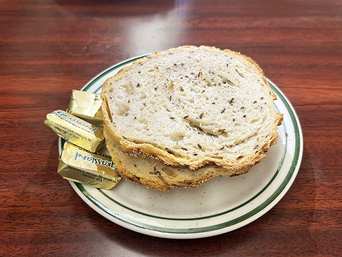 The foundation of greatness&mdash;double-baked rye bread with a perfect crust. Like the supporting actor who secretly steals the show.