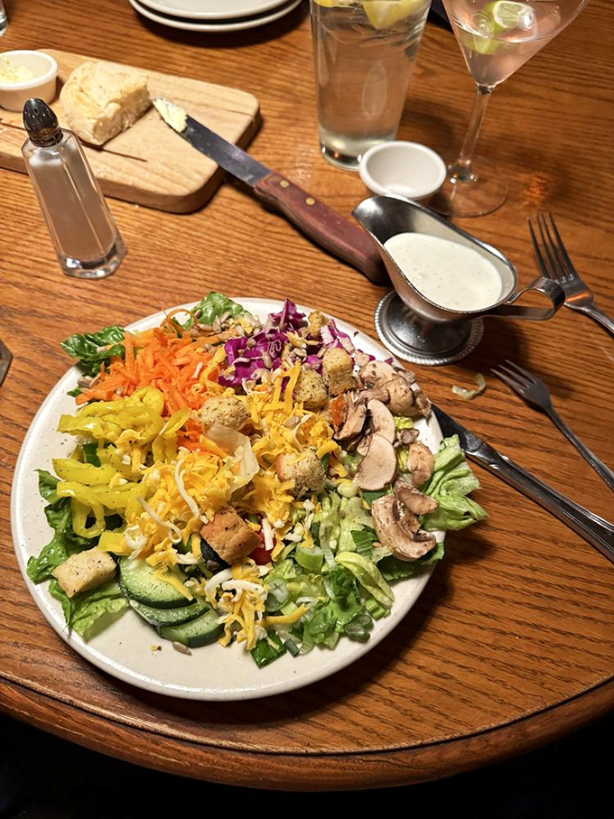 This isn't just a salad&mdash;it's a colorful convention of vegetables with cheese delegates voting unanimously for deliciousness.