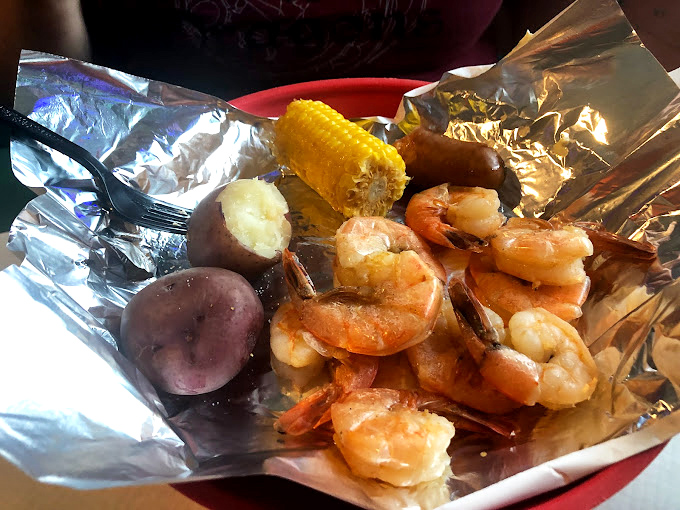 A seafood boil that doesn't mess around&mdash;plump shrimp, corn, and potatoes wrapped in foil like the gift to your taste buds that it is.