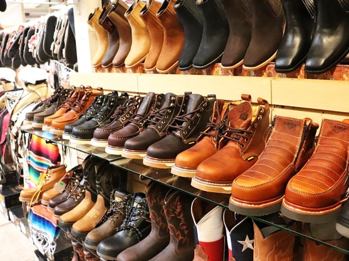 Boot paradise for every style cowboy &ndash; from working ranch hands to line-dancing enthusiasts, this leather library has your perfect pair waiting.