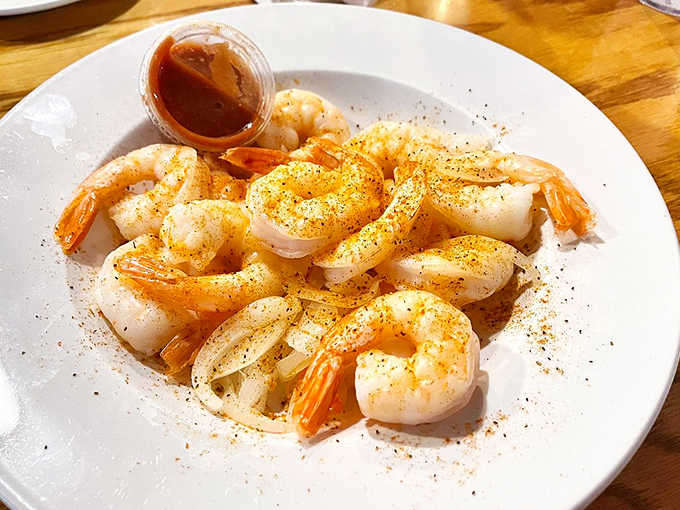 Perfectly cooked shrimp dusted with spices like they're wearing tiny flavor jackets. Simple, elegant, and ready for their close-up.