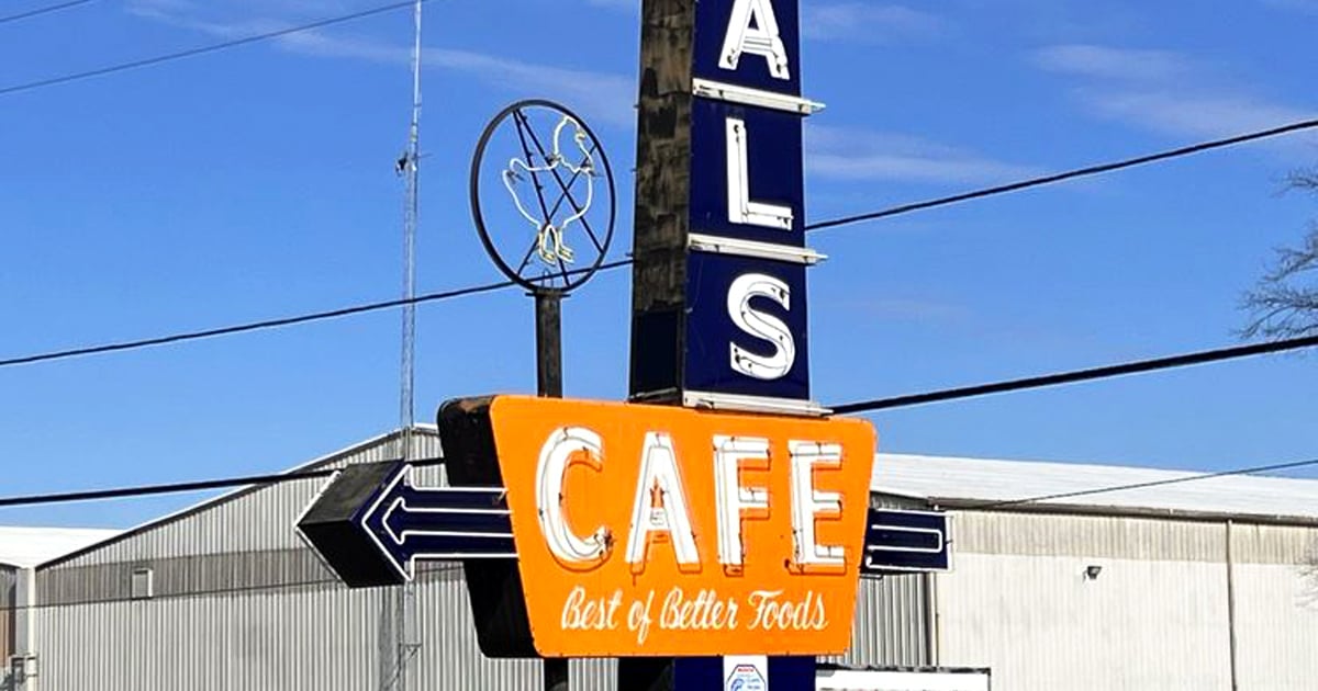 The vintage sign stands like a beacon of hope for hungry souls &ndash; "Best of Better Foods" isn't just a slogan, it's a solemn promise.