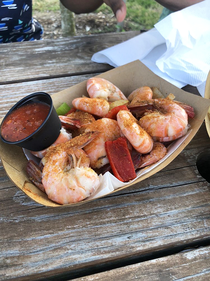 Carolina shrimp served with the respect they deserve. These crustaceans didn't sacrifice themselves for anything less than perfection.