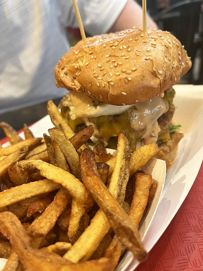 The Big Sloppy lives up to its name&mdash;gloriously messy and worth every napkin. Dignity is overrated when food tastes this good.