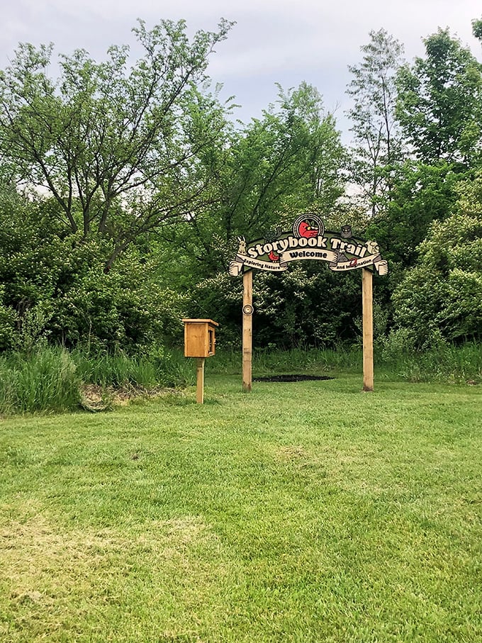 The Storybook Trail: where literature meets landscape. Even reluctant readers can't resist a tale told among the trees.