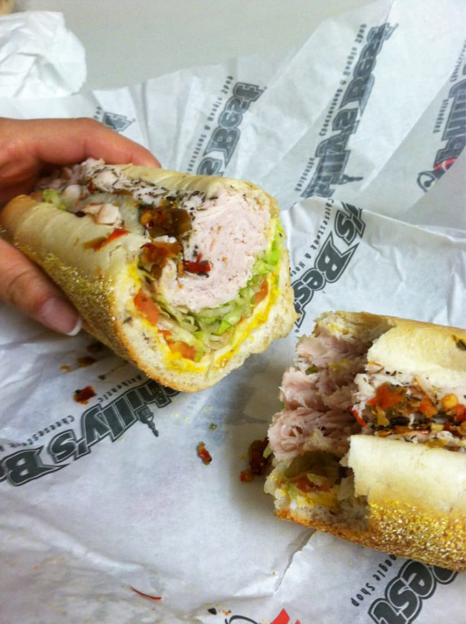 Layer upon layer of turkey, veggies, and cheese &ndash; a hoagie that makes you wonder why you don't eat like this every day.