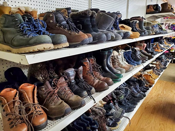 Boot boulevard! From hiking the White Mountains to shoveling snow, there's footwear for every New Hampshire adventure.
