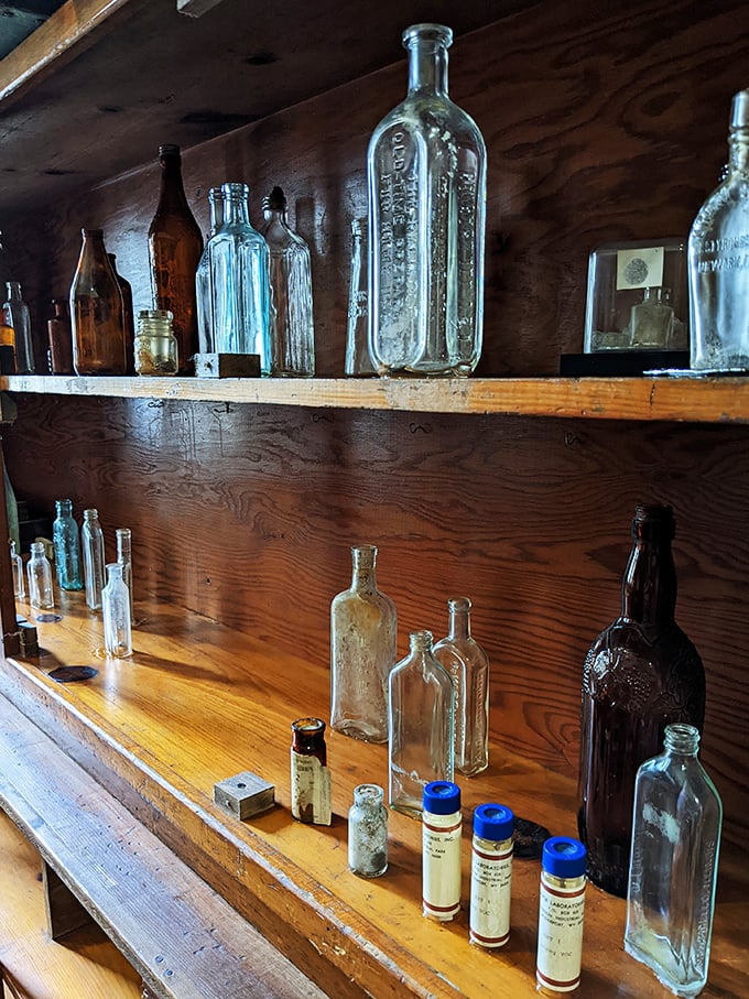 A darkened corridor where paranormal enthusiasts now seek evidence of restless spirits. That mysterious orb? Probably dust, but your imagination will insist otherwise. 