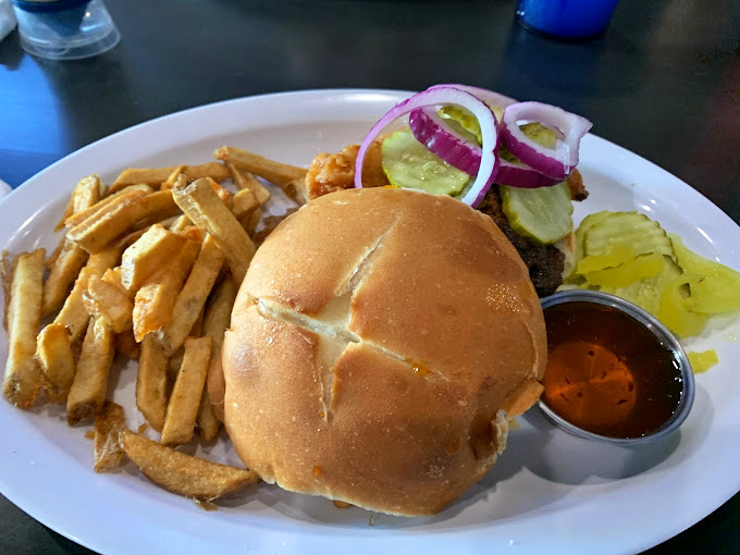 The burger, fries, and beer trifecta&mdash;proof that sometimes the simplest pleasures are the most reliable. Comfort food that actually comforts. 
