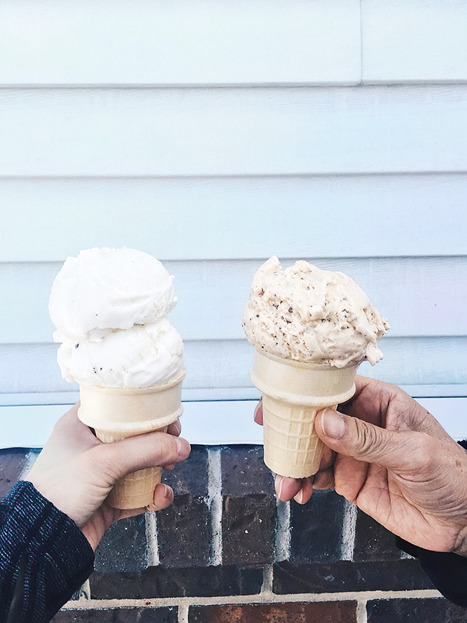 The ice cream cone toast&mdash;a gesture as meaningful between friends as clinking champagne glasses at a wedding.