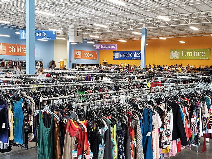 Not your average department store. The color-coded sections bring order to the beautiful chaos, making treasure hunting slightly less overwhelming for newcomers.