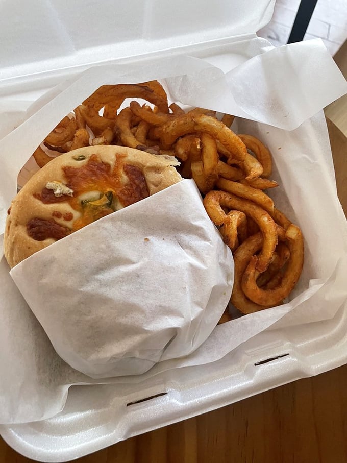 Curly fries that dance their way from the fryer to your table. Each spiral contains more flavor than should be legally allowed in a side dish. 