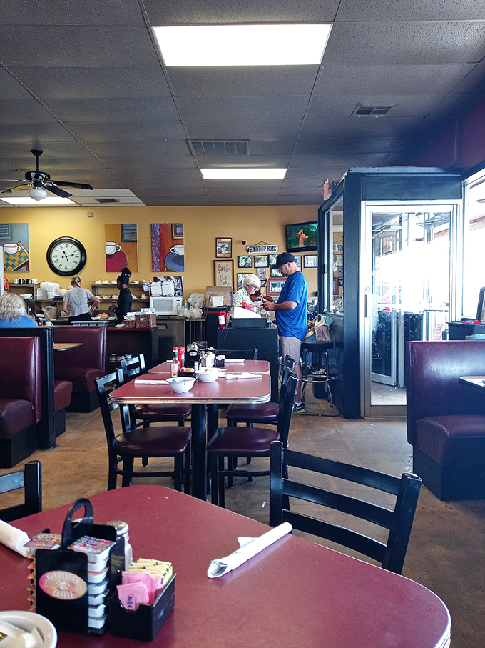 Morning light streams through windows as diners settle into their breakfast routines. Some traditions are worth preserving.