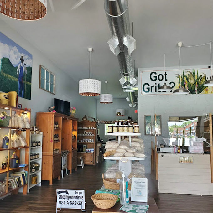 "Got Grits?" The sign asks a question no self-respecting Southern breakfast joint would need to answer. Of course they do&mdash;and they're magnificent.